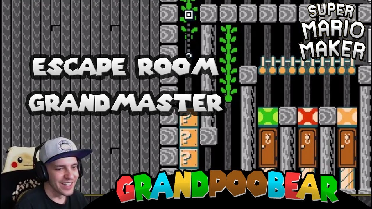 GrandEscapeBear Presents The Grand Escape Room! Mario Maker - YouTube
