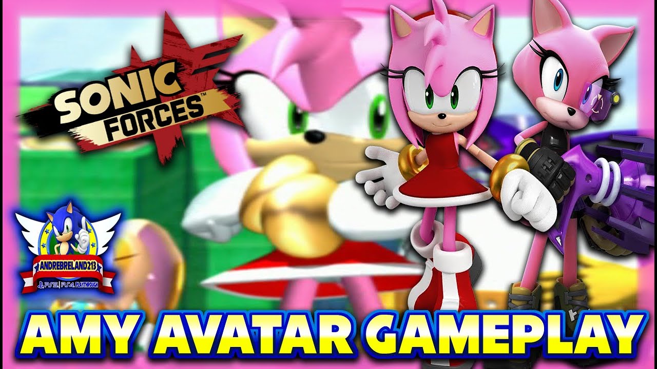 Sonic Forces PS4 (1080p60fps) - Amy Avatar Gameplay - YouTube