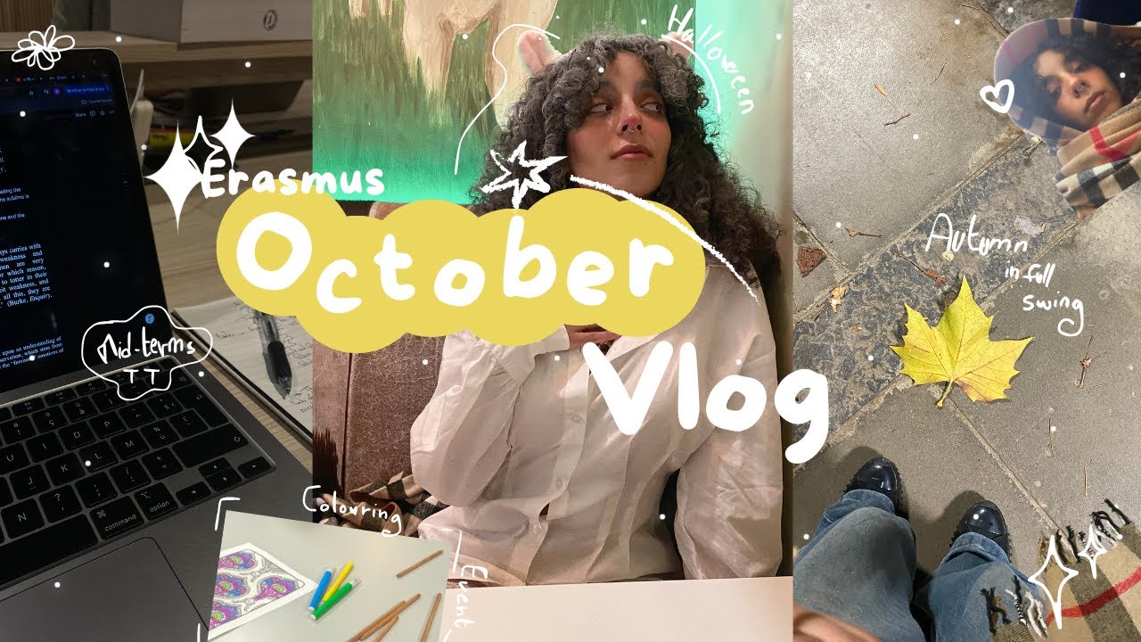 [ERASMUSVLOG#2 October] Immigration, Halloween, Moving into a dorm, and ...