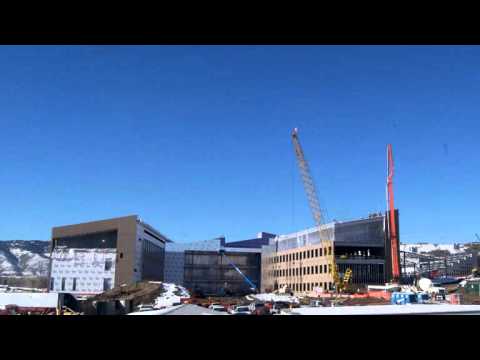 Updated - Research Support Facility (RSF) construction time lapse - YouTube