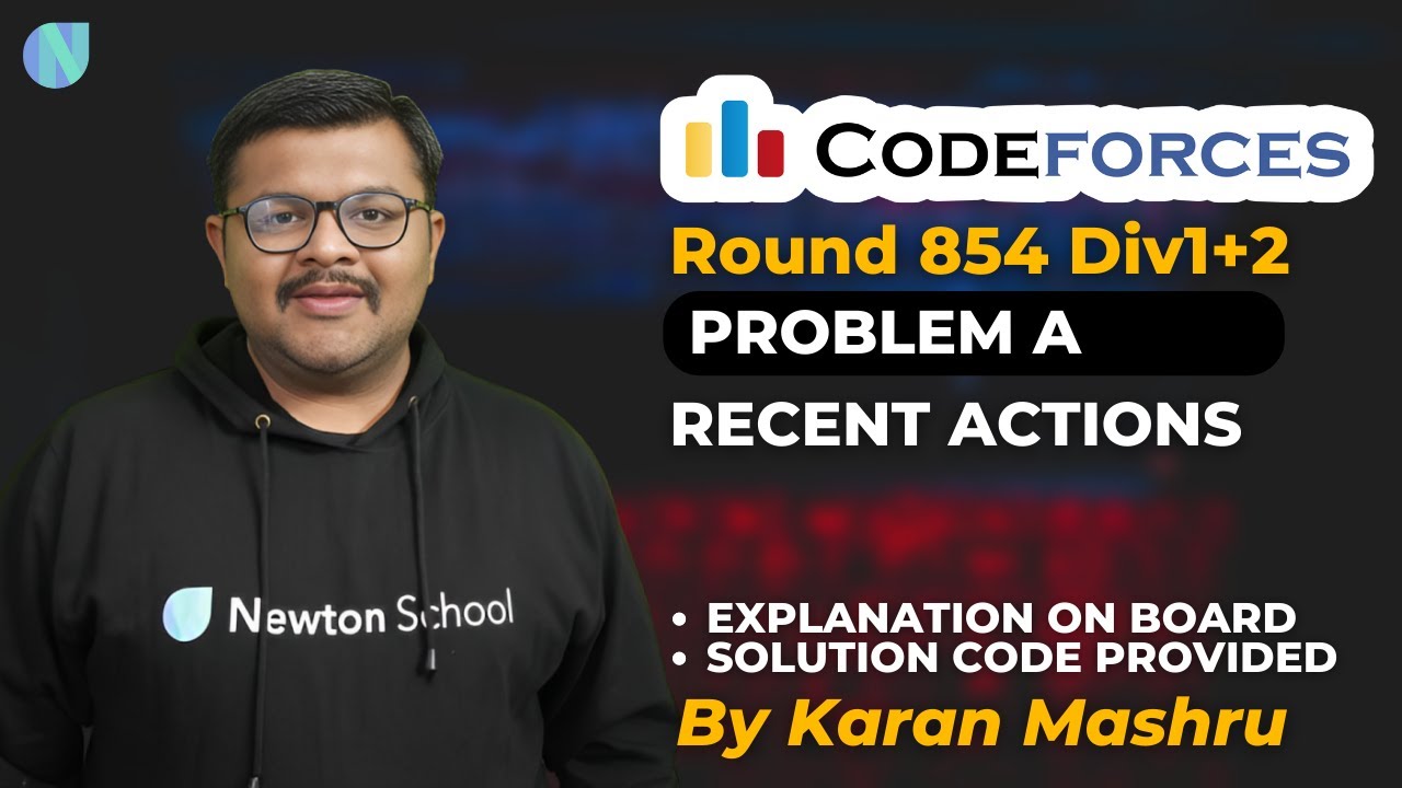 Codeforces Round 854 Div12 Problem A Recent Actions Solution Explanation Code In 0722