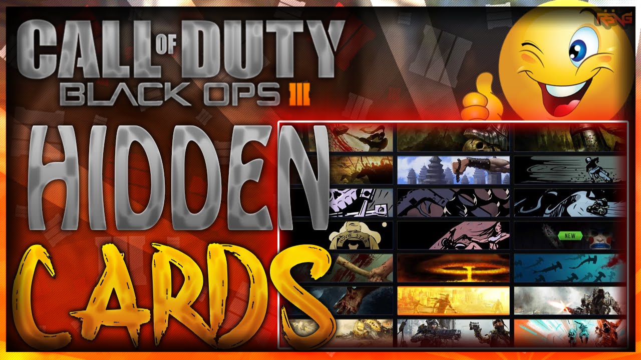 "SECRET SUPPLY DROP CALLING CARDS" Hidden Calling Cards In Black Ops 3 ...