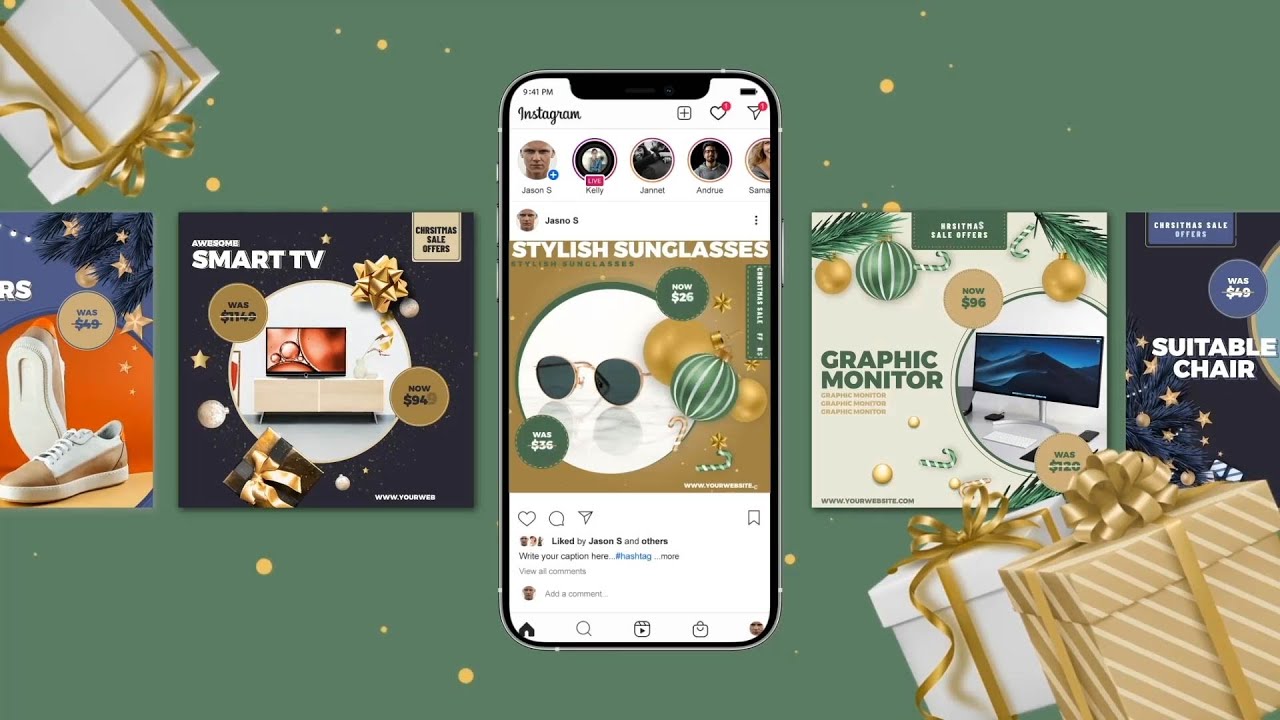 Create a Sale Instagram Video Ad - YouTube