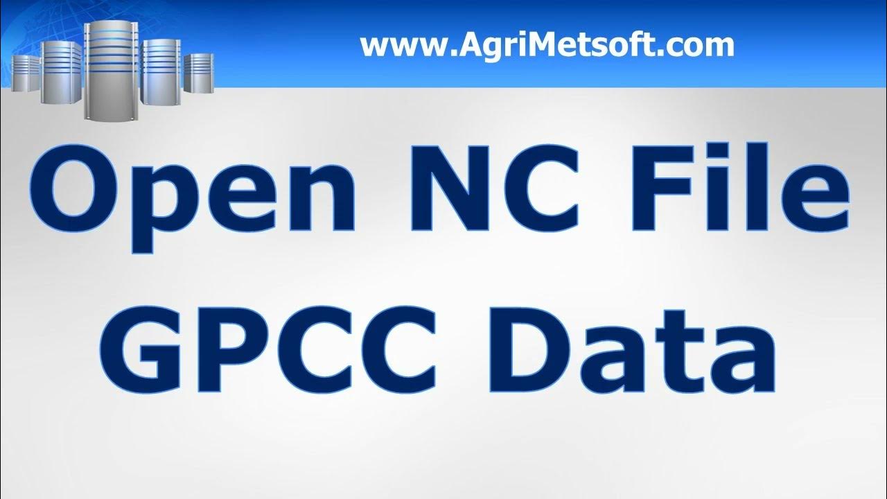How to Extract Time Series from GPCC NetCDF data - YouTube