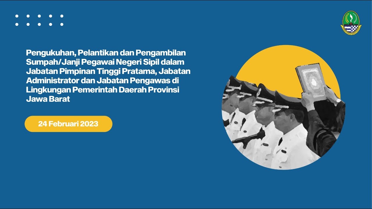 PELANTIKAN DAN PENGAMBILAN SUMPAH/JANJI PNS - YouTube