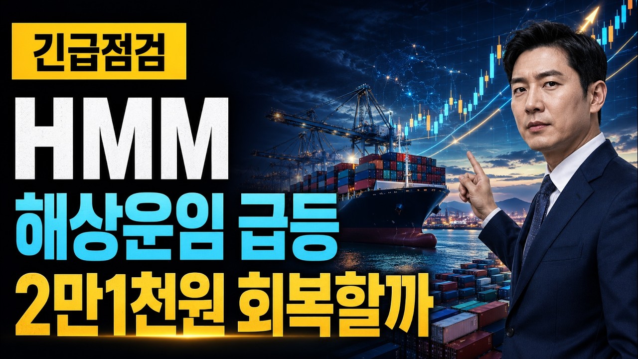 [HMM 주가 전망] 해상운임 급등, 2만1천원 회복할까 #HMM주가전망 #HMM목표가 #HMM - YouTube