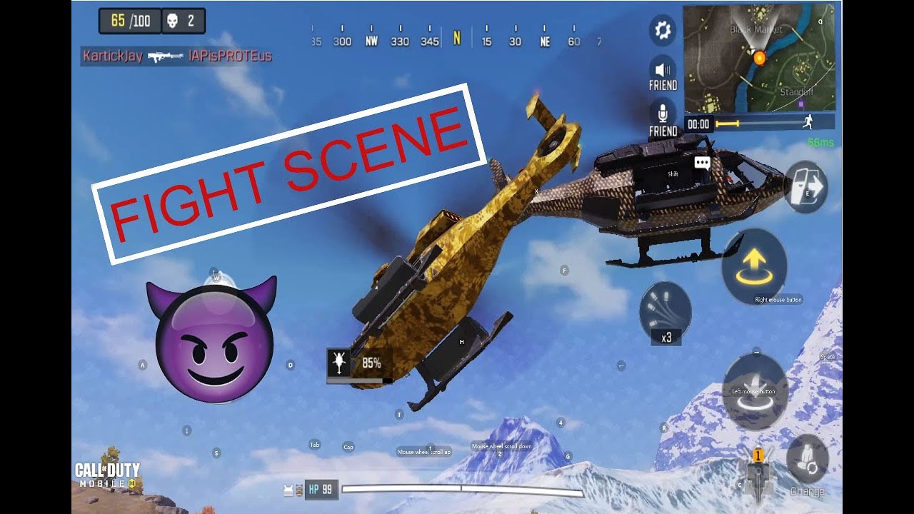 Cod mobile battle royale gameplay - helicopter vs helicopter fight ...