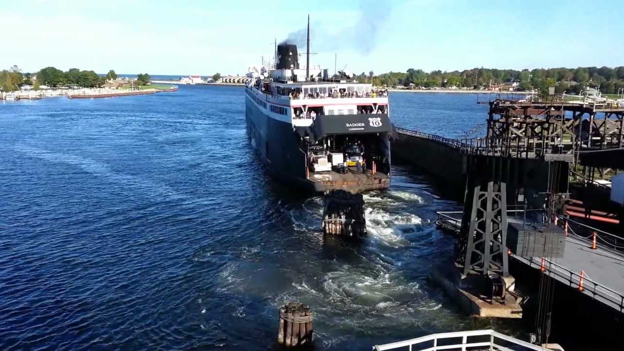 View From S.S. Spartan, S.S. Badger Leaving Ludington, September 20 ...