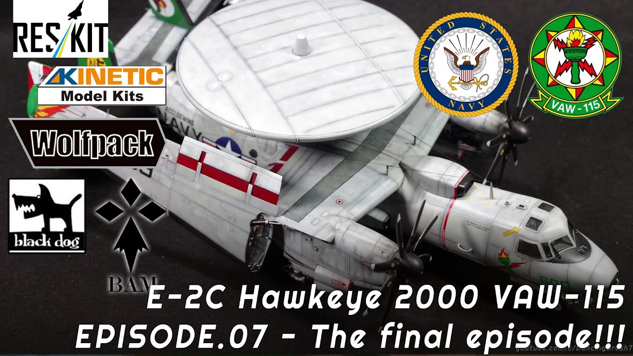 1/48 KINETIC E-2C 2000 episode.07 The final episode! - YouTube