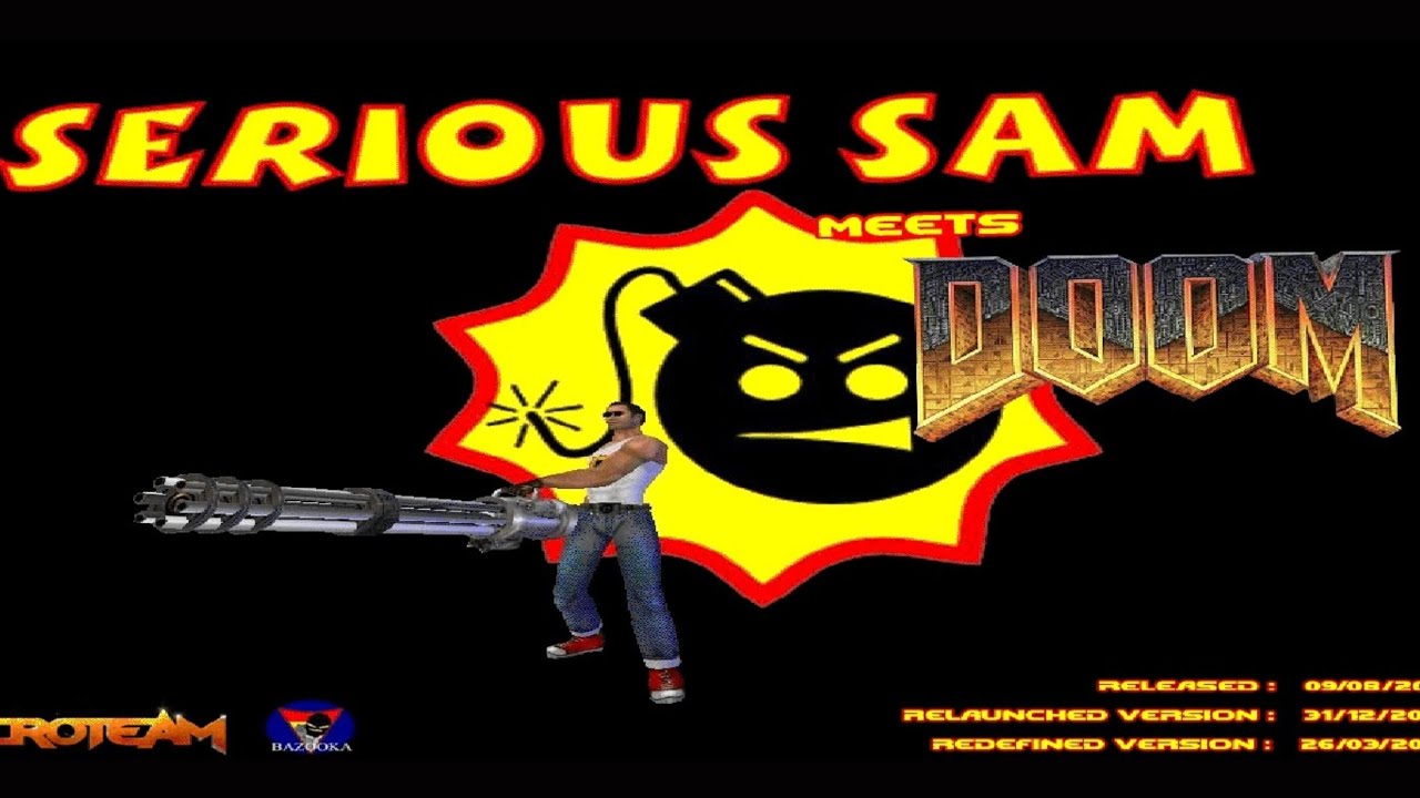 serious Sam meets doom... serious Sam doom mod - YouTube