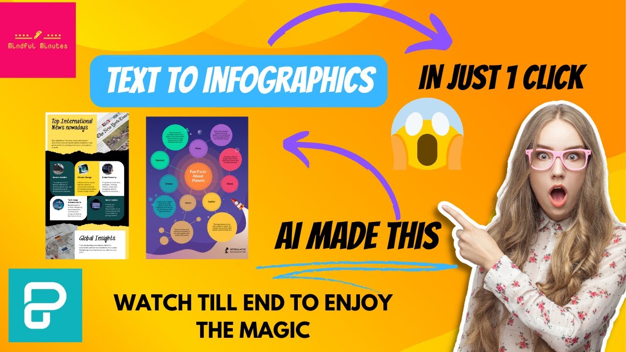 How to generate beautiful infographics | Text to infographics in 1 ...