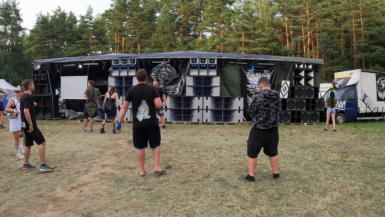 Polish Teknival UnderTek Tribute to Wojti : 4K Walking tour around the ...