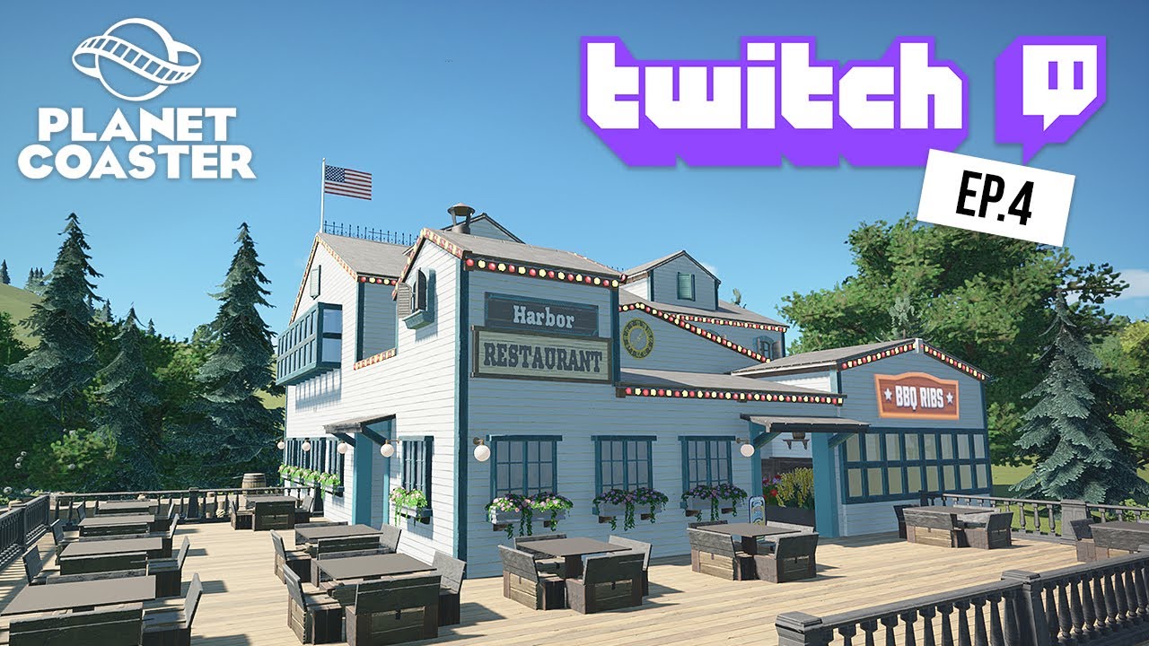 Streaming Planet Coaster | Live TWITCH Ep.4 : Le premier restaurant du ...