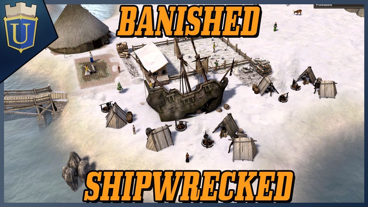 Settlers wreck their ship sailing to a New World | Banished | Mega Mods ...