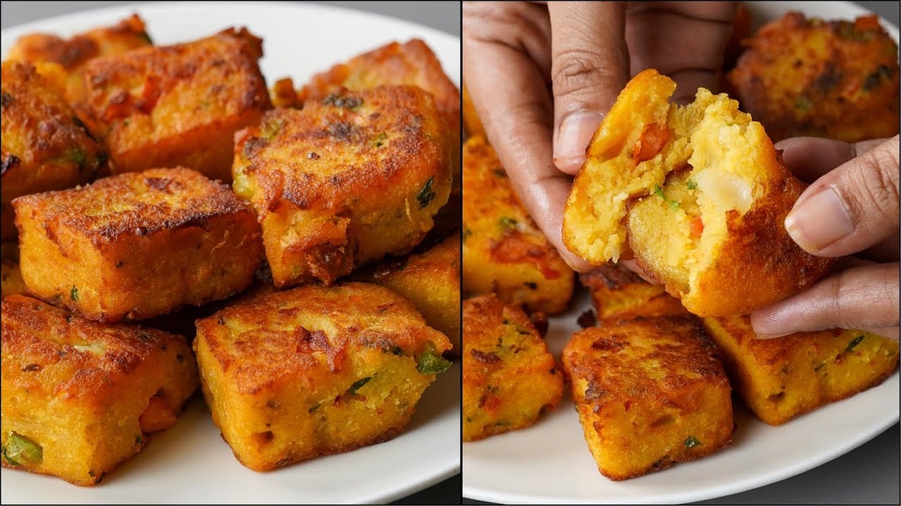 Suji Besan Snacks Recipe | Crispy & Delicious Besan Snacks | Semolina ...