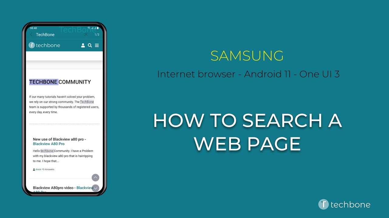 How To Search A Web Page Samsung Internet Android 11 One UI 3 How To Search A Web Page Samsung Internet Android 11 One UI 3
