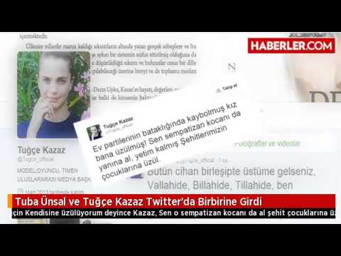 tuba unsal ve tugce kazaz twitter da birbirine girdi