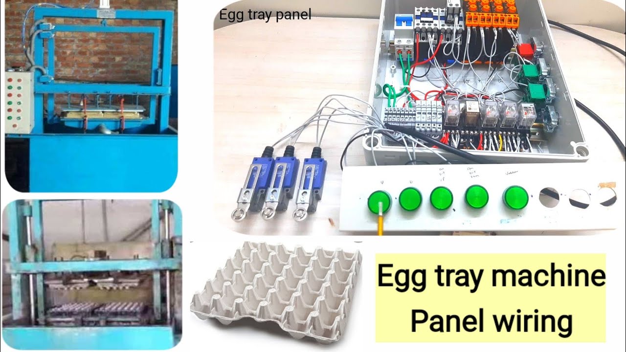Egg tray machine Electrical panel wiring | Pearl Engineering | order ...