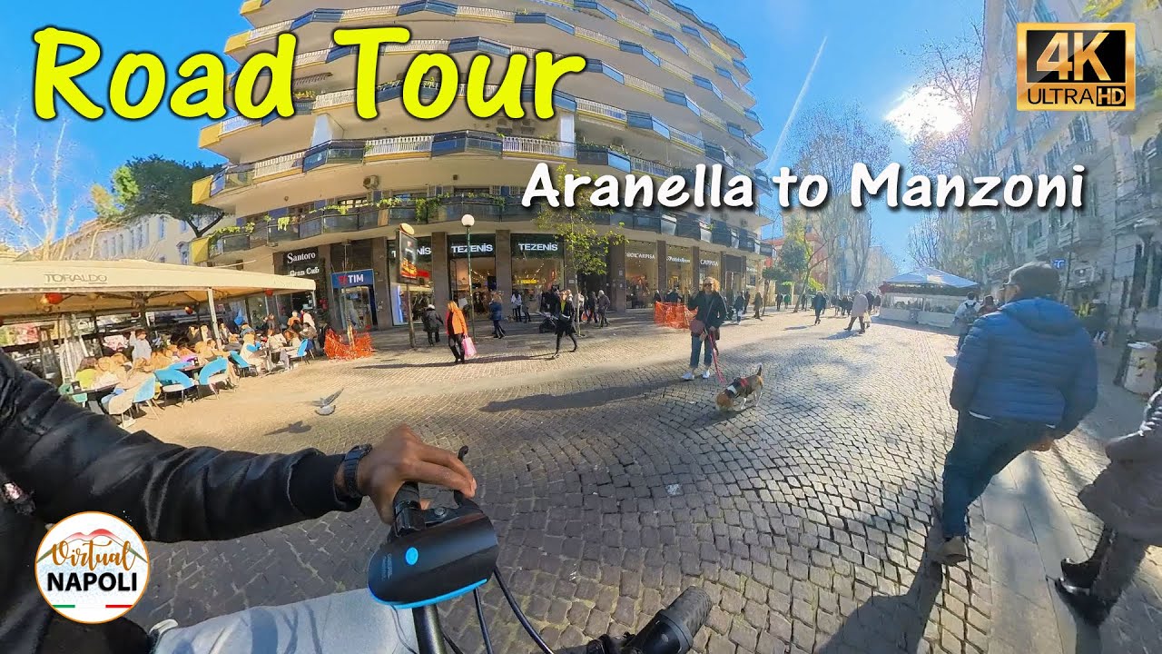 Naples Road Tour 4K UHD - Aranella(vomero), Via Cilea, Manzoni # ...