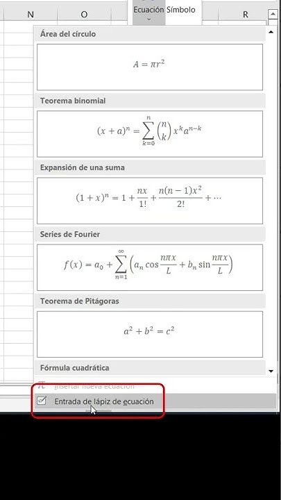 Como Escribir Ecuaciones En Excel Excel Shorts Cursoexcel Cursodeexcel Excelgratis