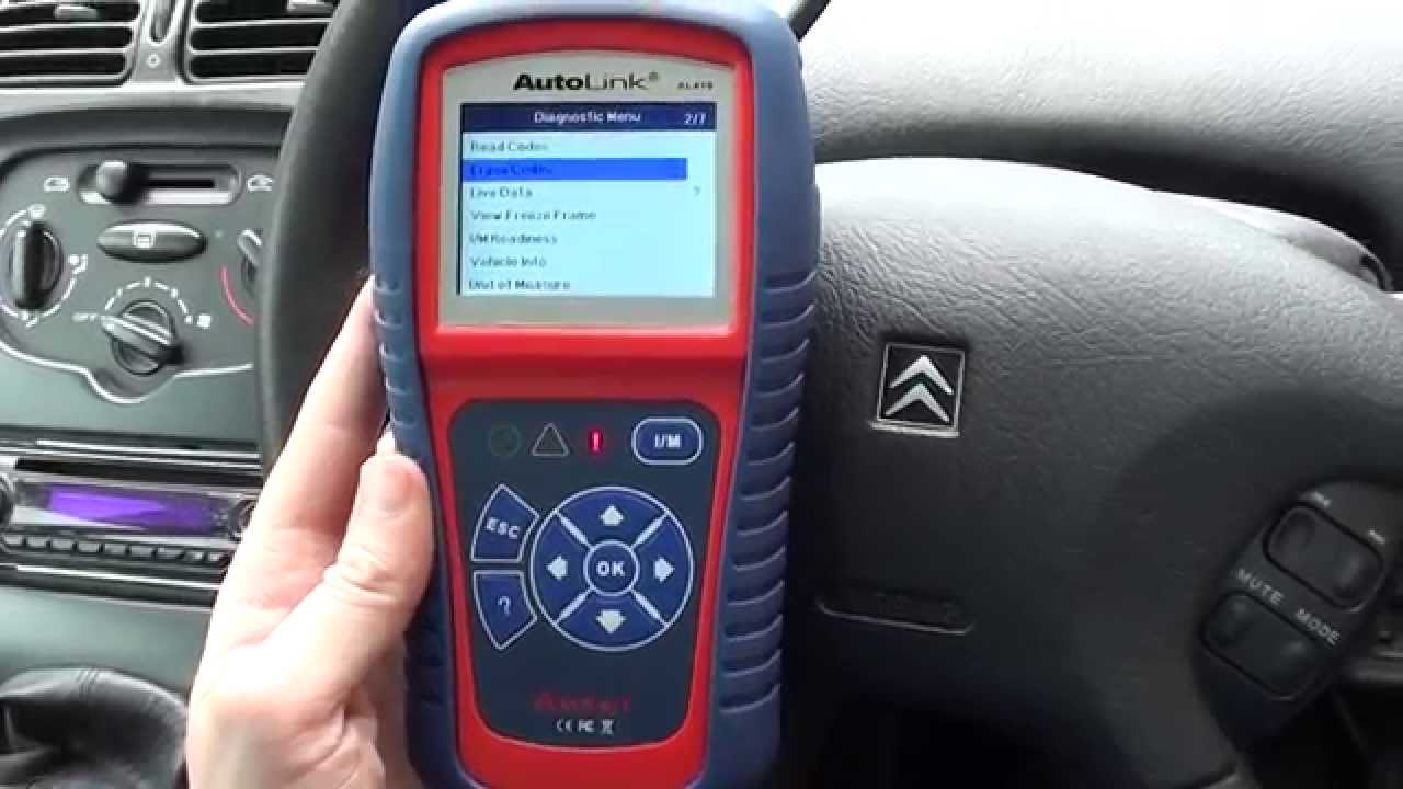 AL419 Diagnoses Citroen Fault Codes P0201 P0202 P0203 P0204 P0443 YouTube