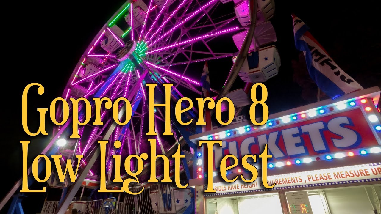 GoPro Hero8 in low light real life test - 4K 60fps - YouTube