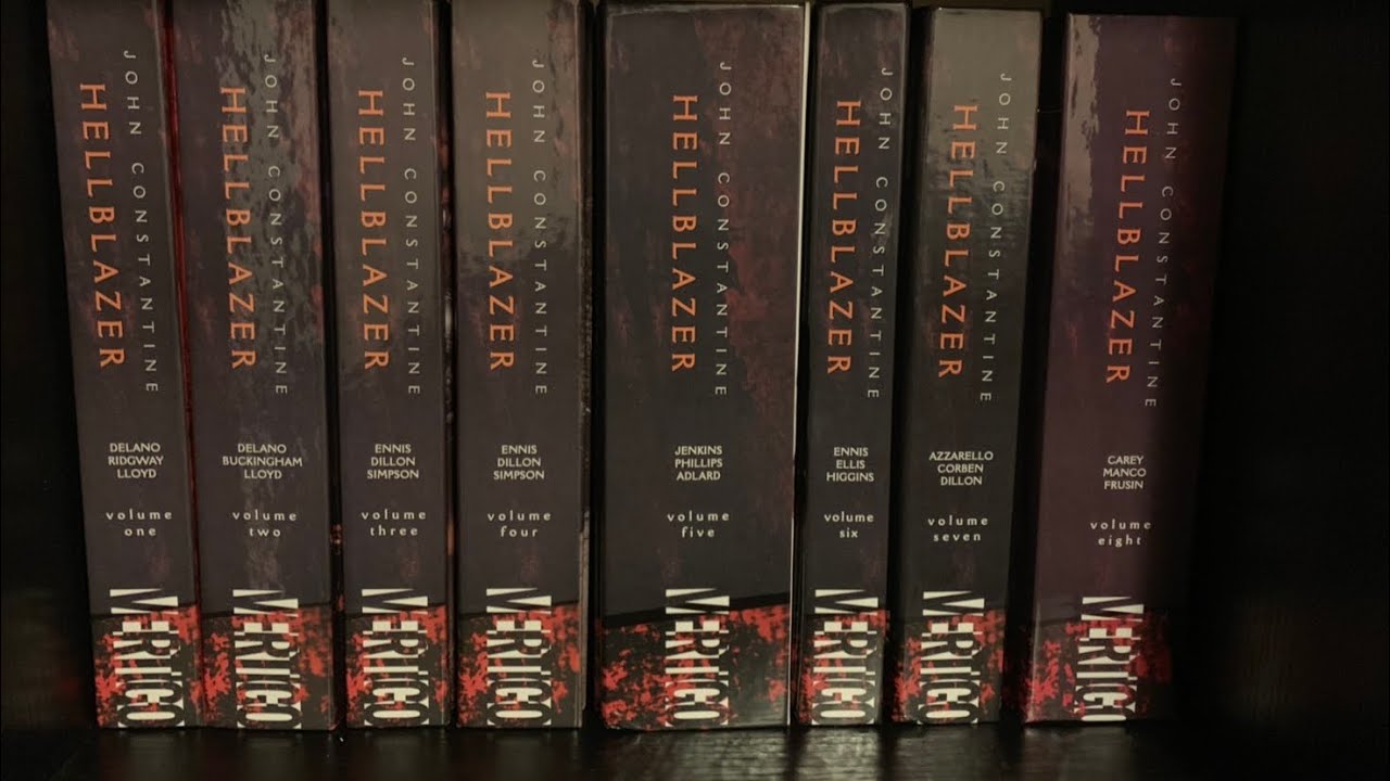 Hellblazer 8 Volume Custom Bind!!! - YouTube