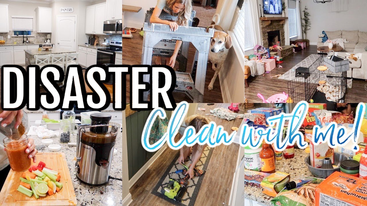 *NEW* DISASTER HOUSE GET IT ALL DONE MOTIVATION! CLEANING, GROCERIES ...