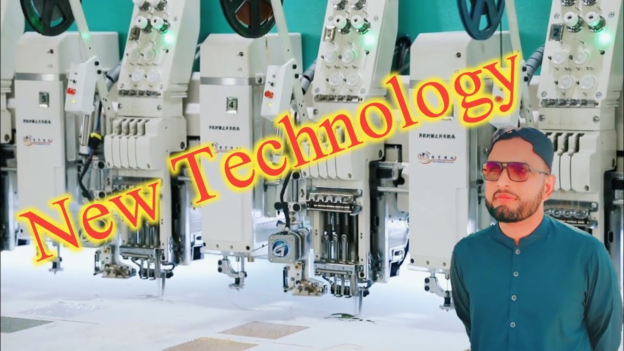 New Technology || Best embroidery machine's || #talhachand - YouTube