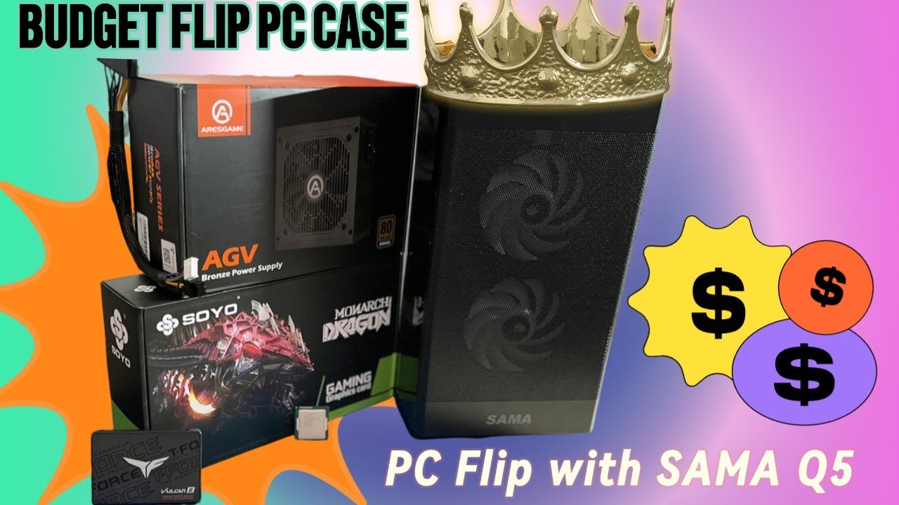 Budget Case for PC Flipping Featuring the SAMA Q5 PC Case - YouTube