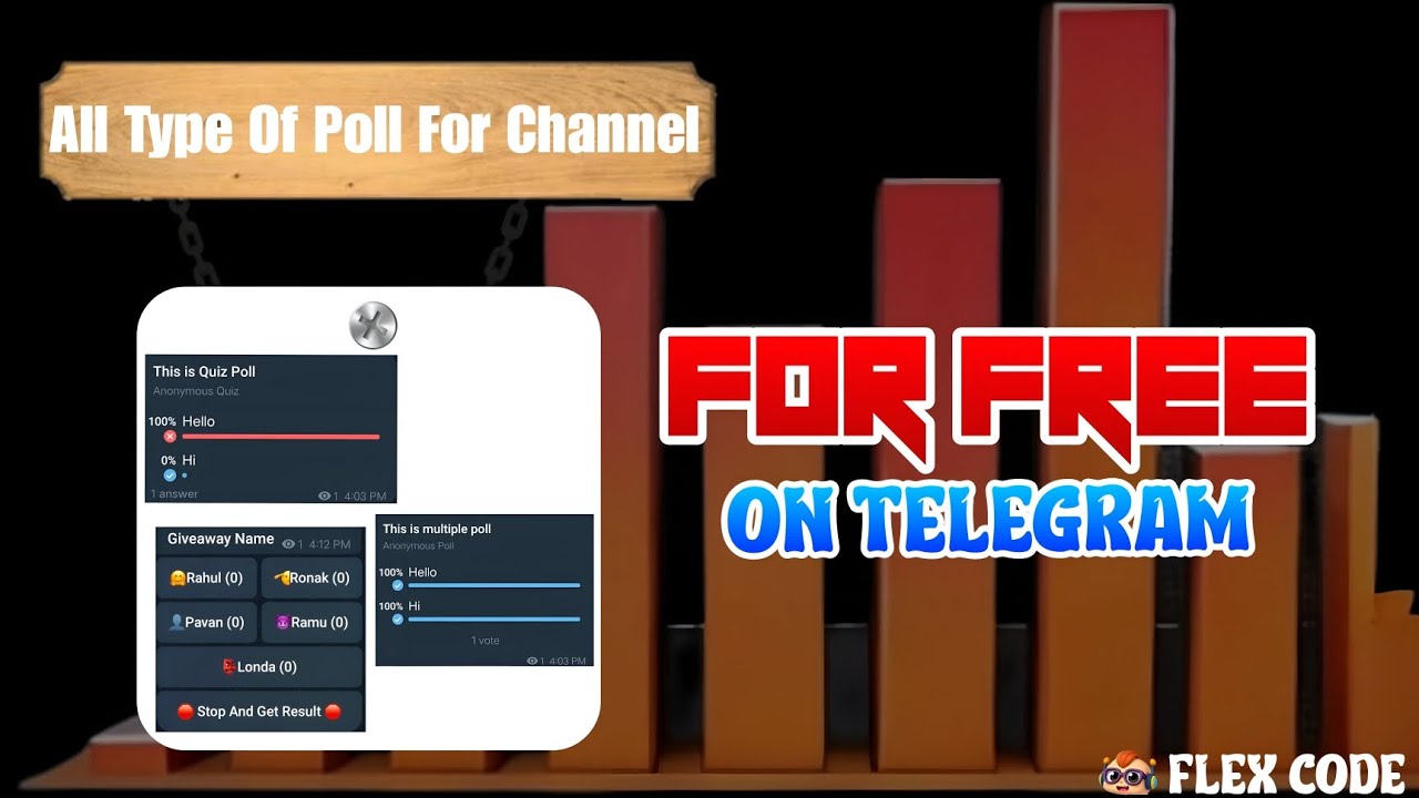 🚀 Create Poll For Your Telegram Channel || How To Create Poll In ...