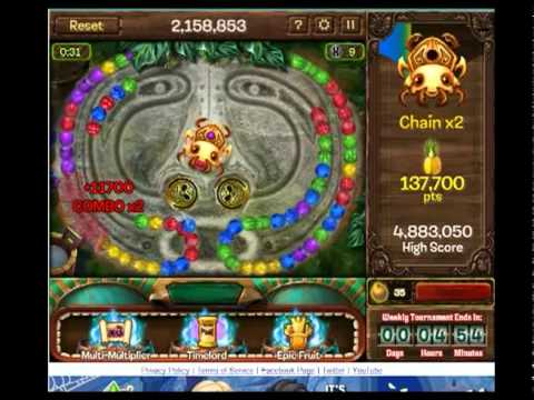[Zuma Blitz's Replay Weekly] Zuma Blitz Final score 5.3M 11/10/2011 ...