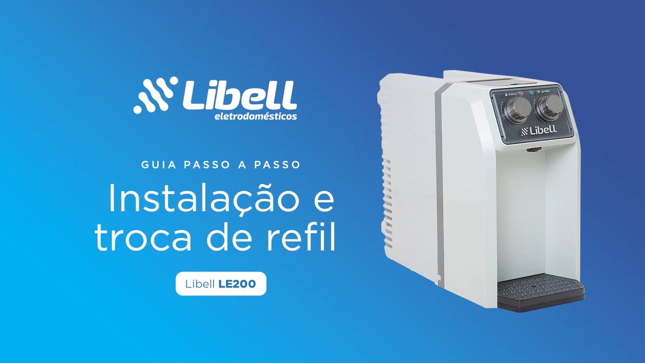 Instalação Passo a Passo do Purificador de Água Natural e Gelada Libell ...