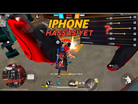 FREE FİRE EN İYİ İPHONE HASSASİYET AYARI!! BÖYLE HASSASİYET GÖRÜLMEDİ 😱 -Free fire 