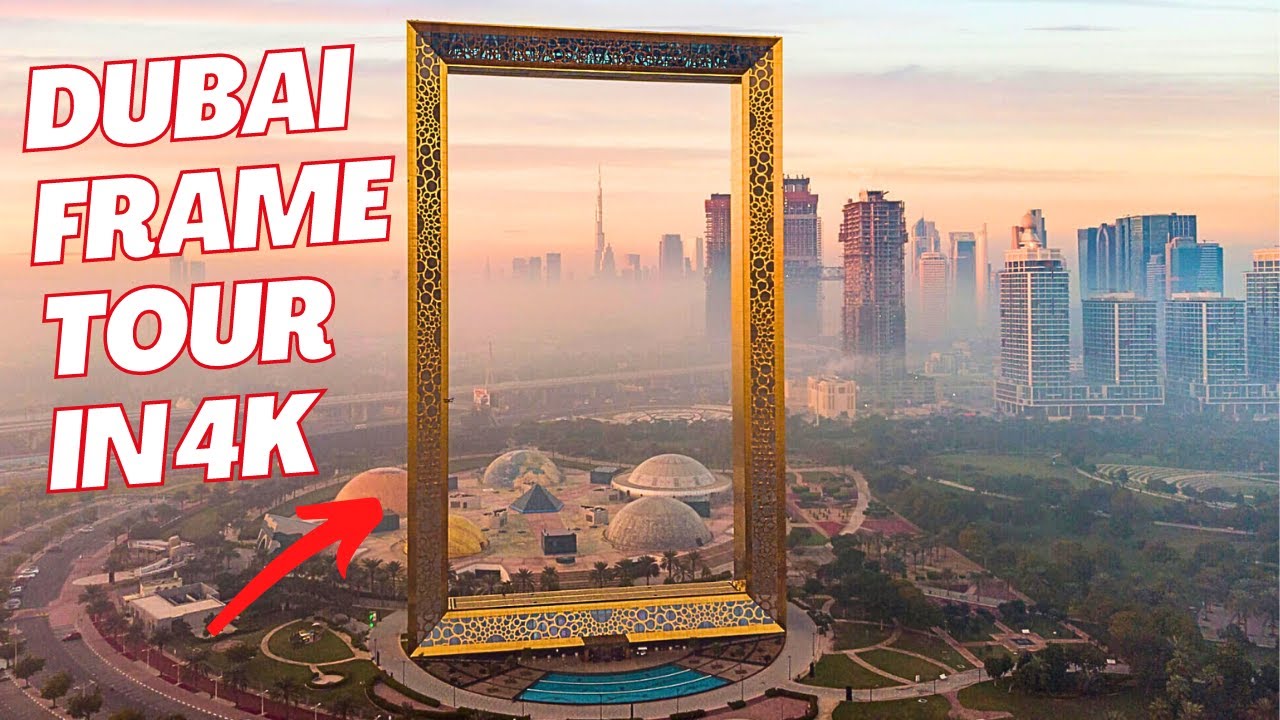 Dubai Frame experience | Inside the world's largest frame | Walking ...