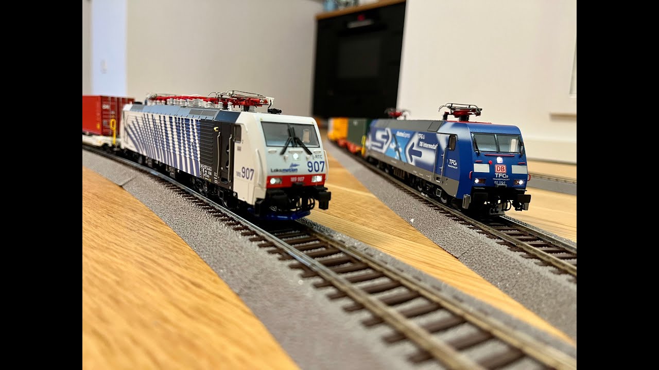 Class 152 TFGwith intermodal train I Br 152 TFG mit Containerzug Trains ...