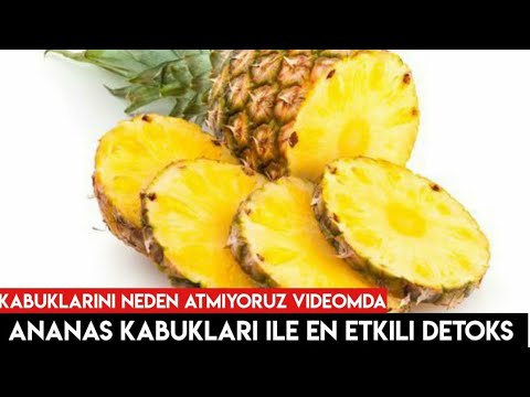 EN ETKİLİ DETOKS ÇAYI /ANANAS KABUĞU ILE ÖDEM ÇAYI/ANANAS ÇAYI TARİFİ/ZAYIFLATAN ANANAS ÇAYI TARİFİ
