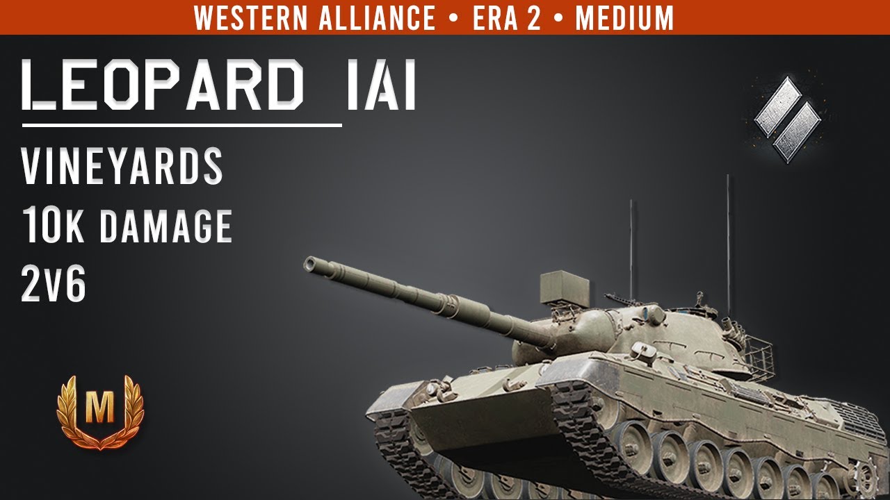 Leopard 1A1 | 10k Damage | Vineyards [ WoT Console: CW ] - YouTube