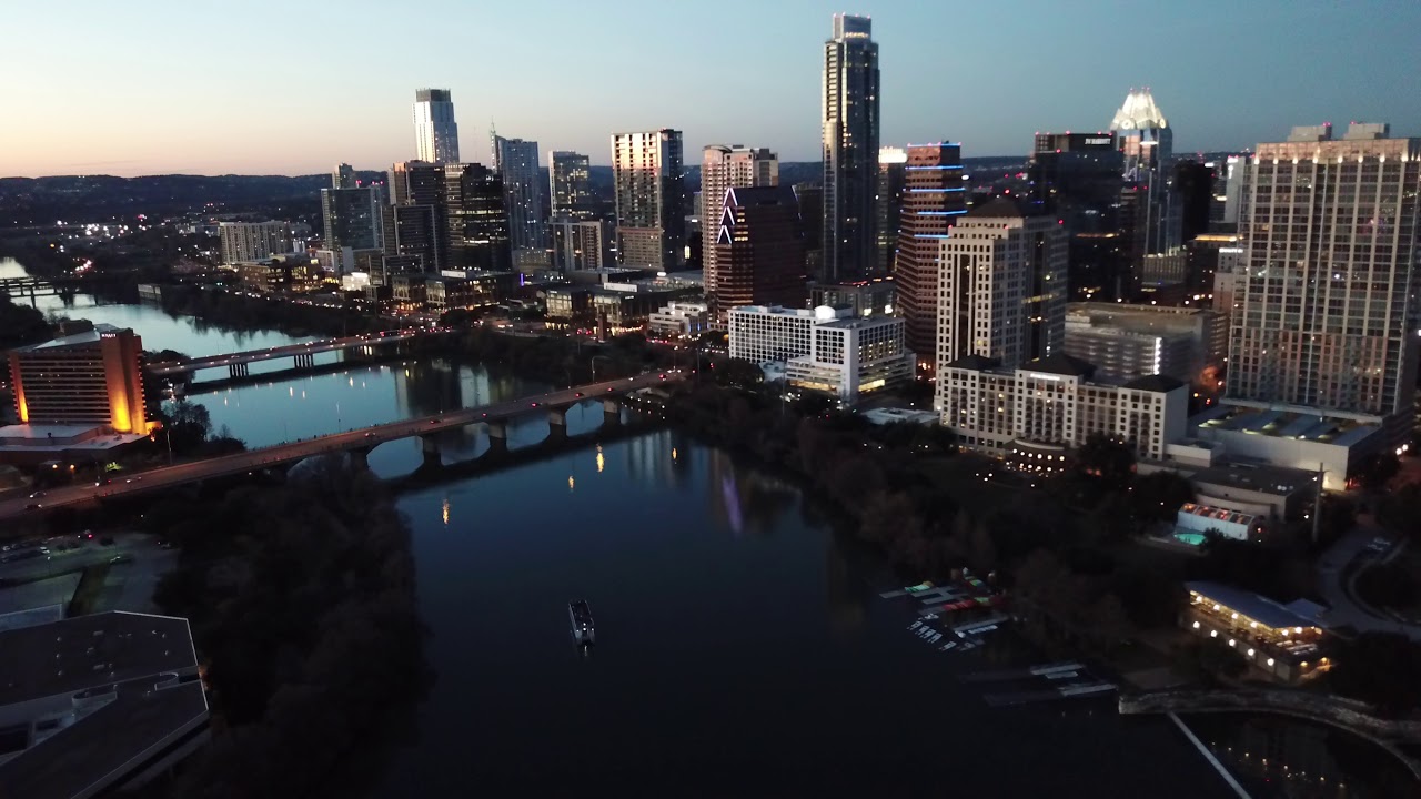 Austin Texas Skyline at Night - YouTube