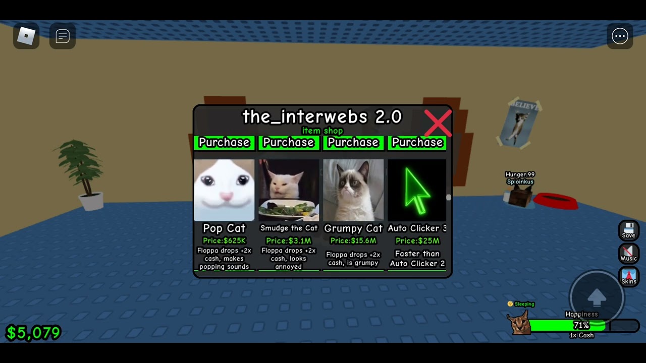 All the items in raise a floppa 2 (so far) - YouTube