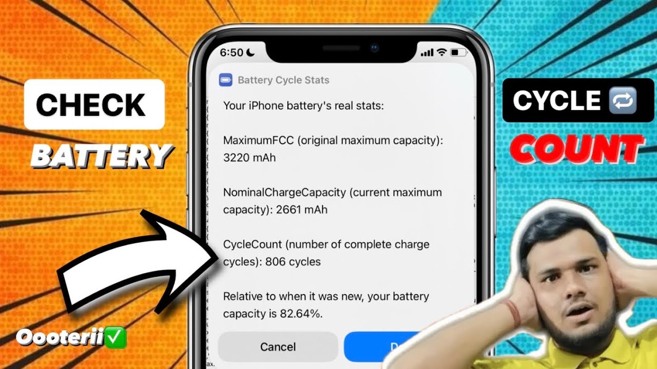 iOS17 Battery Secrets: How to Easily Check iPhone Cycle Count 🔥 - YouTube
