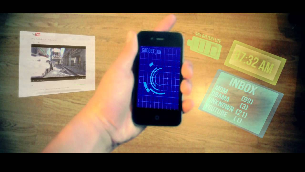 Iphone IOS 6 Hologram - YouTube