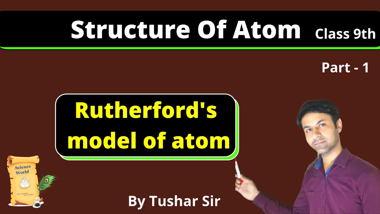Rutherford's Model Of Atom | Structure of atom Class 9 | Atoms and ...