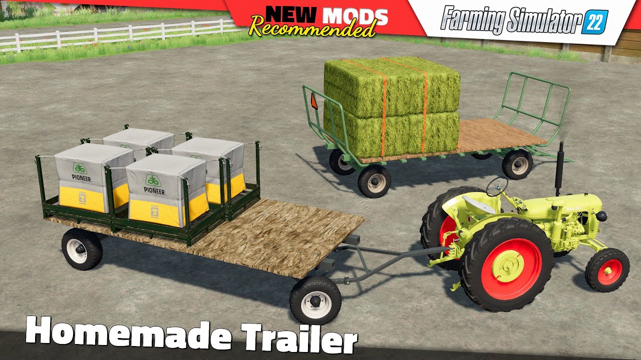 FS22 | Homemade Trailer - Farming Simulator 22 New Mods Review 2K60 ...