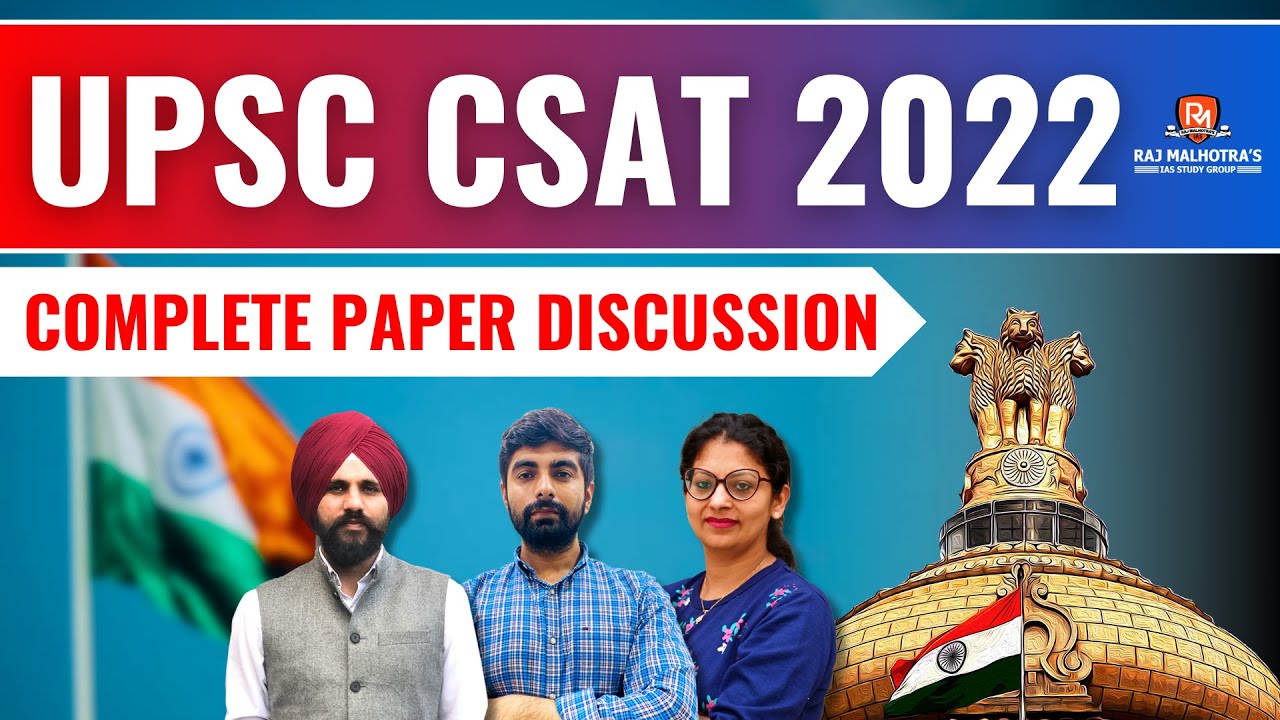 UPSC CSAT 2022 | Complete Paper Discussion | - YouTube