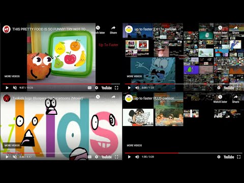 Up To Faster Numberblocks Parison - YouTube