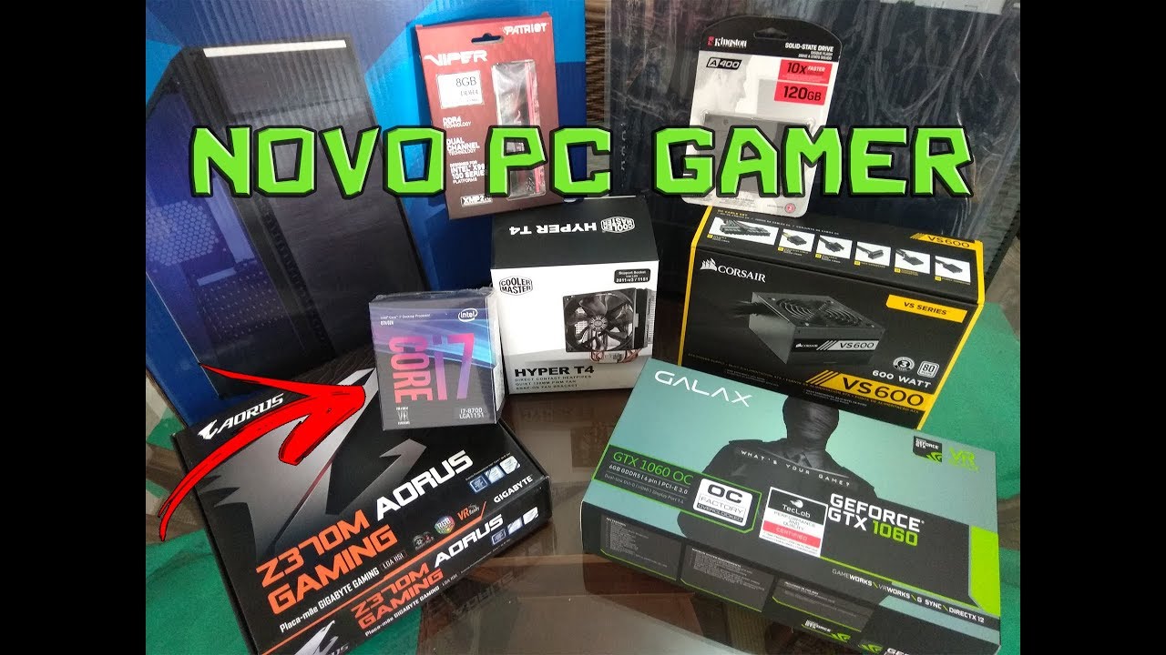 PEÇAS DO MEU NOVO PC GAMER - YouTube