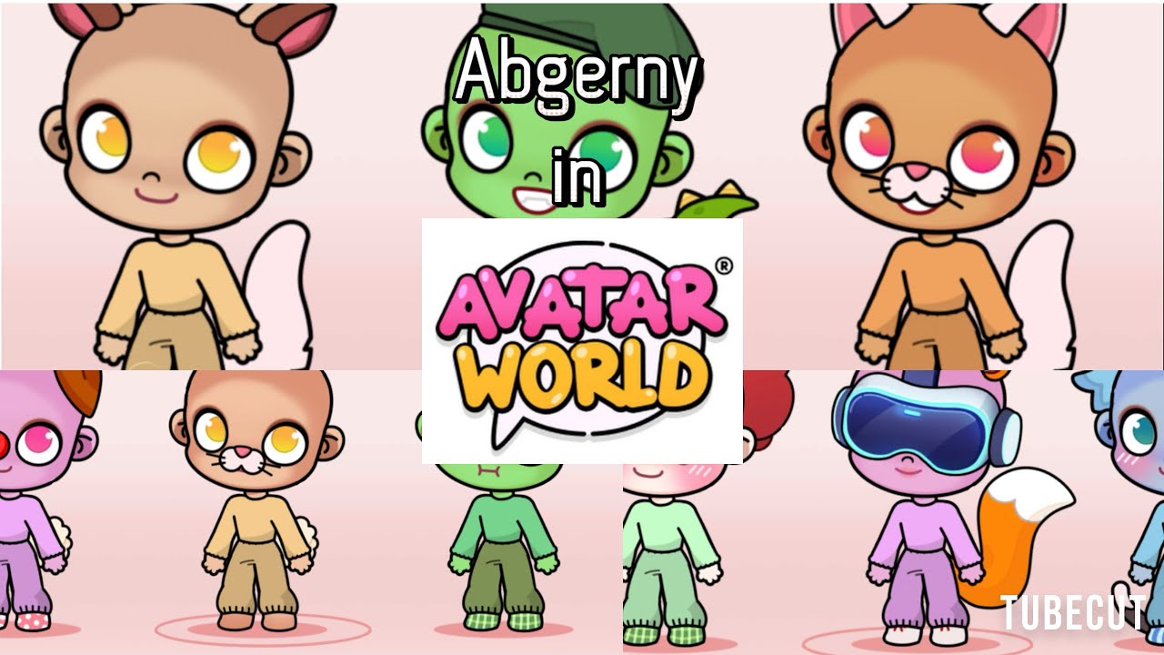 Making Abgerny characters in avatar world - YouTube