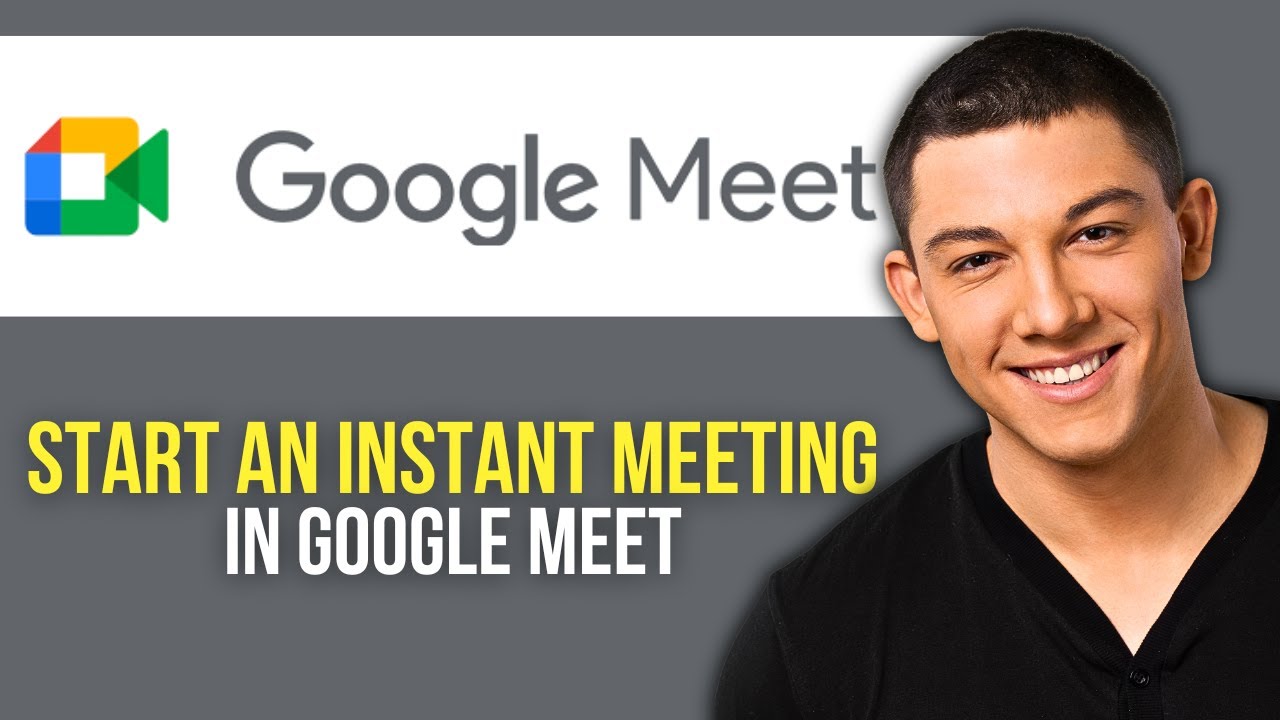 How to Start an Instant Meeting in Google Meet - YouTube