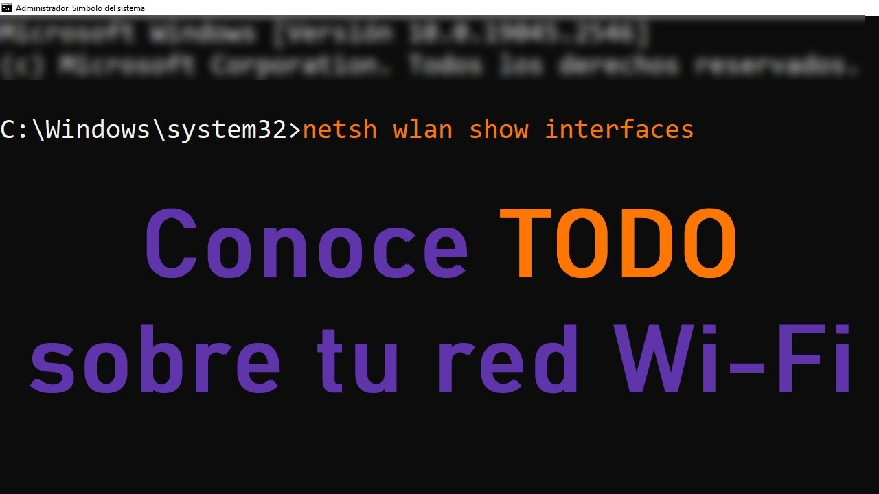 Conoce Todas las Características de tu Wi-Fi desde Windows - YouTube